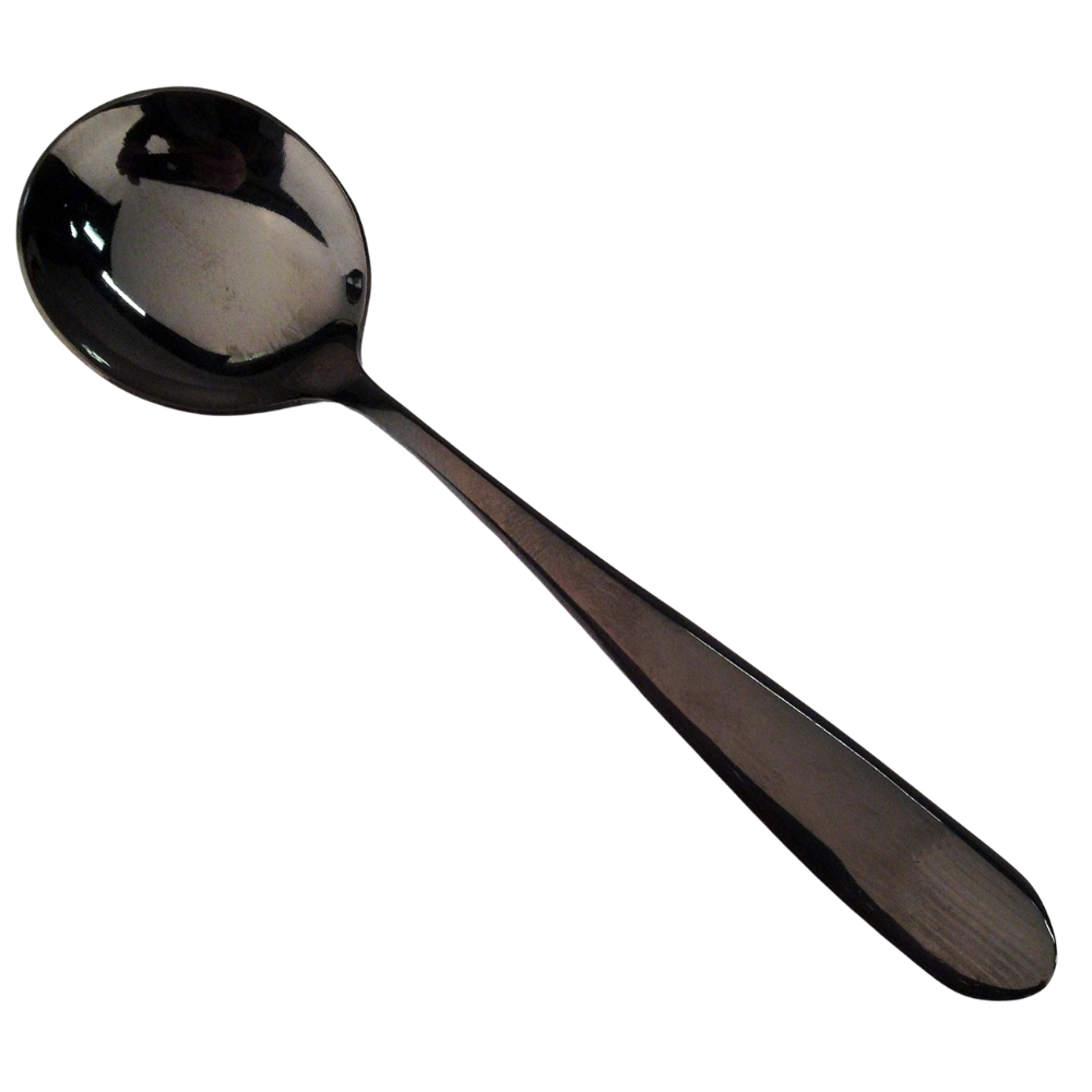 Barista Spoon Black - Cupping Spoon for coffee beans and ground coffee